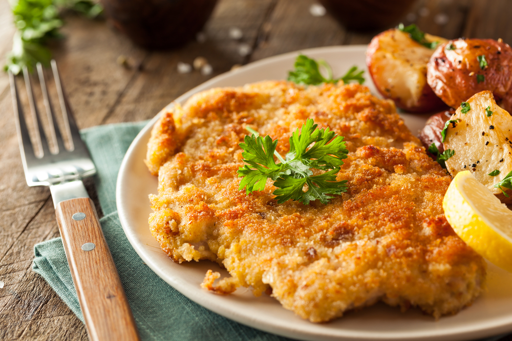 Escalope con Pure – La Alemana Comidas